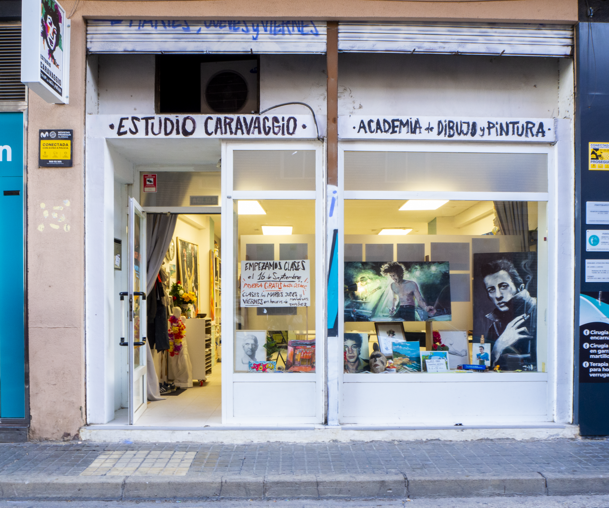 Apertura del nuevo estudio de pintura Caravaggio. Jonathan Crespán el ...