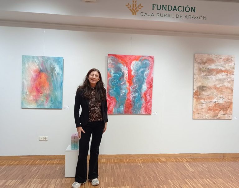 Inés Gran, arte abstracto, explosión de color - Made in Zaragoza