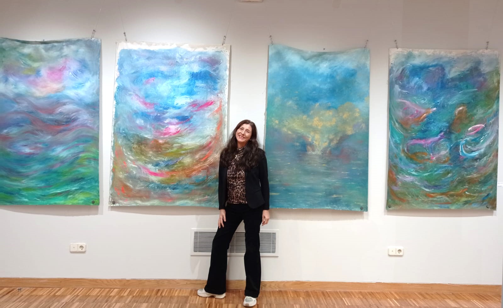 Inés Gran, arte abstracto, explosión de color - Made in Zaragoza